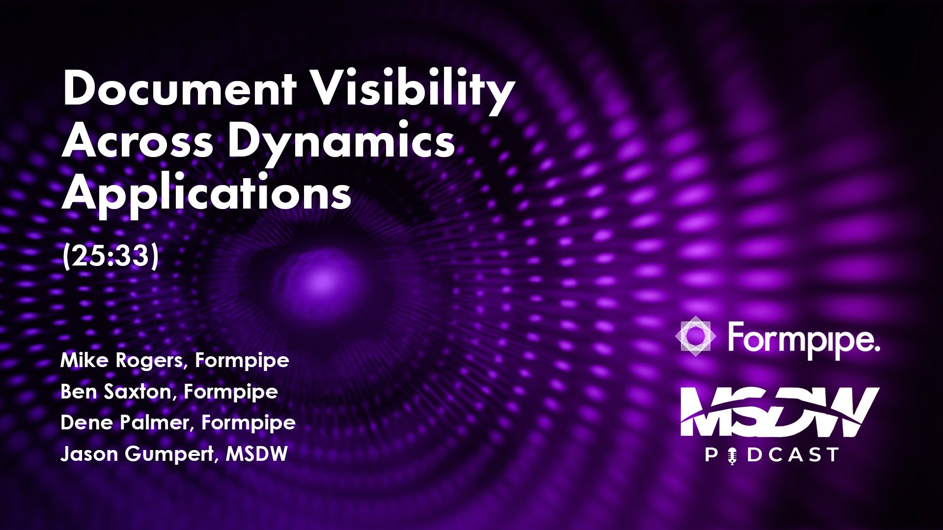 Document Visibility Across Dynamics Applications