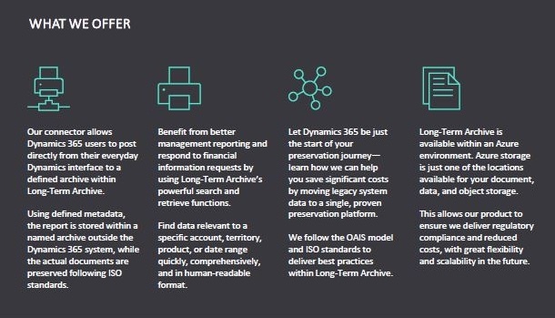 Formpipe creates Long-Term Archive document with Microsoft