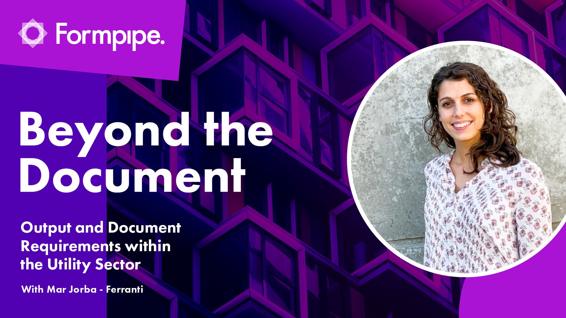 Output and Document Requirements within the Utility Sector